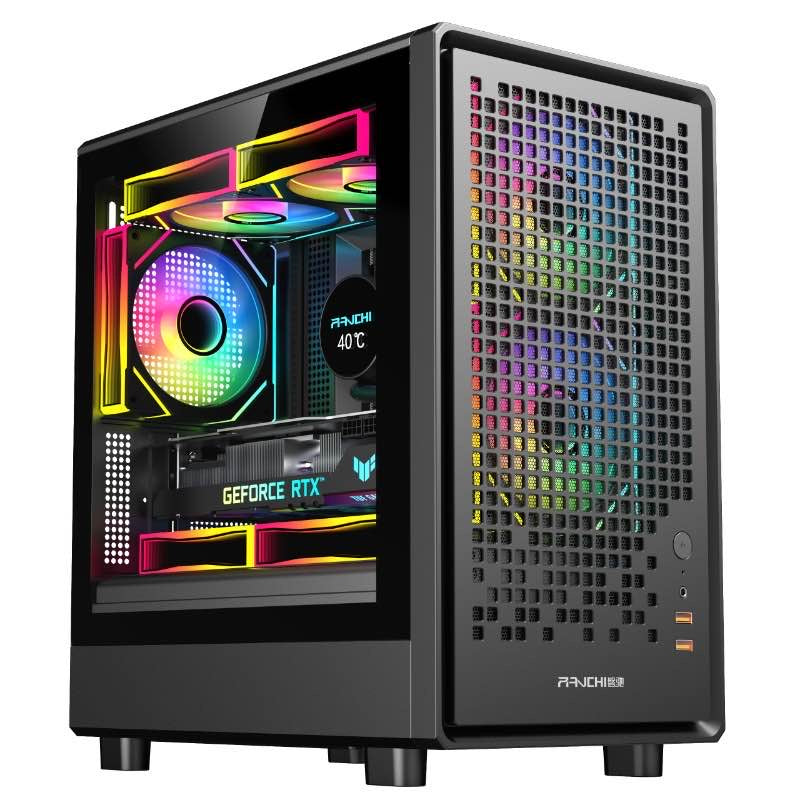 MSH200M M-ATX FULL MESH FRONT PC CASE – Techart Gaming
